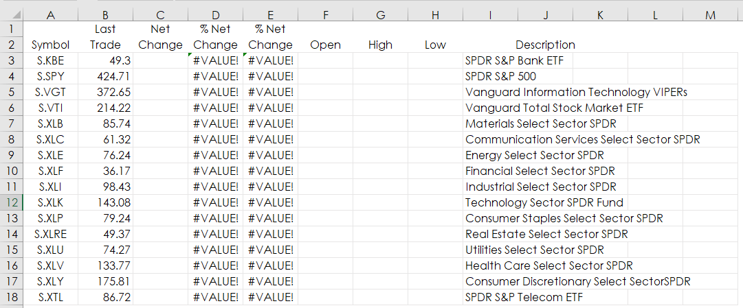 Excel IFERROR Function News cqg